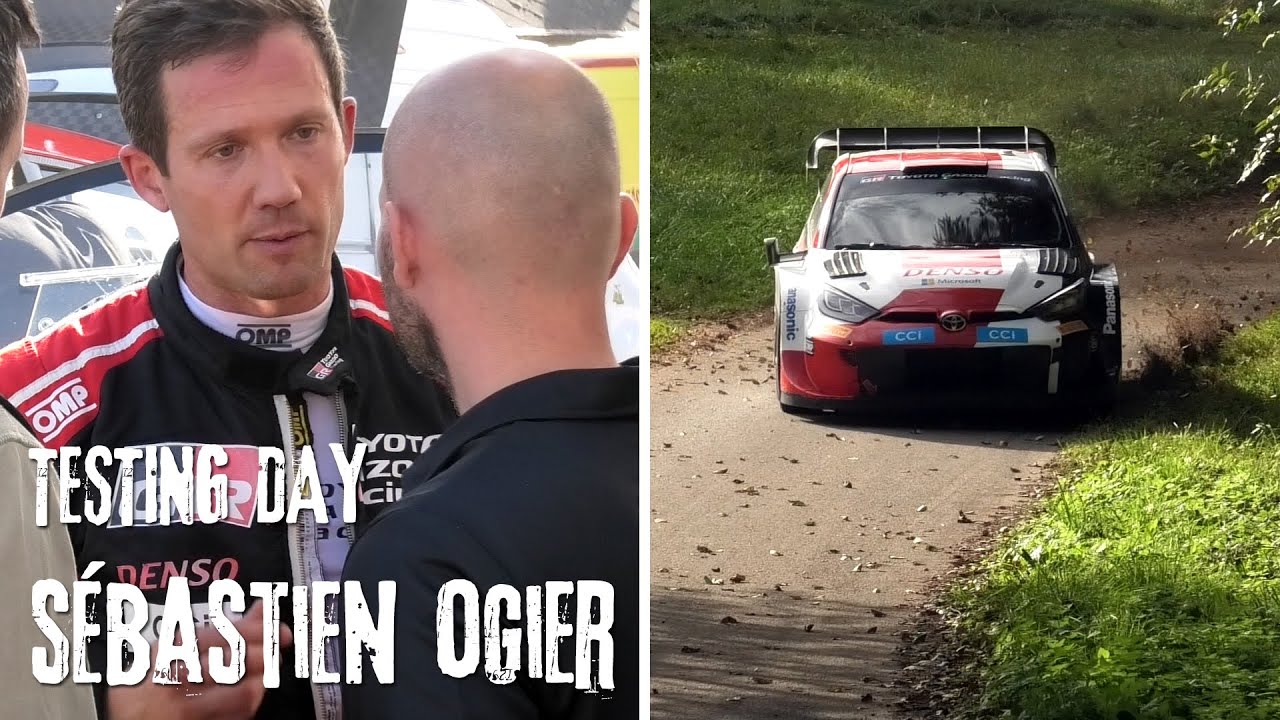 TESTING DAY - Sébastien Ogier - CER 2023 - YouTube
