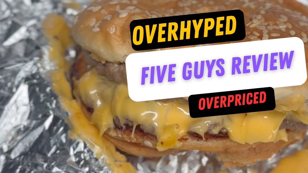 FIRST TIME TRYING FIVE GUYS-- FULL REVIEW! - YouTube