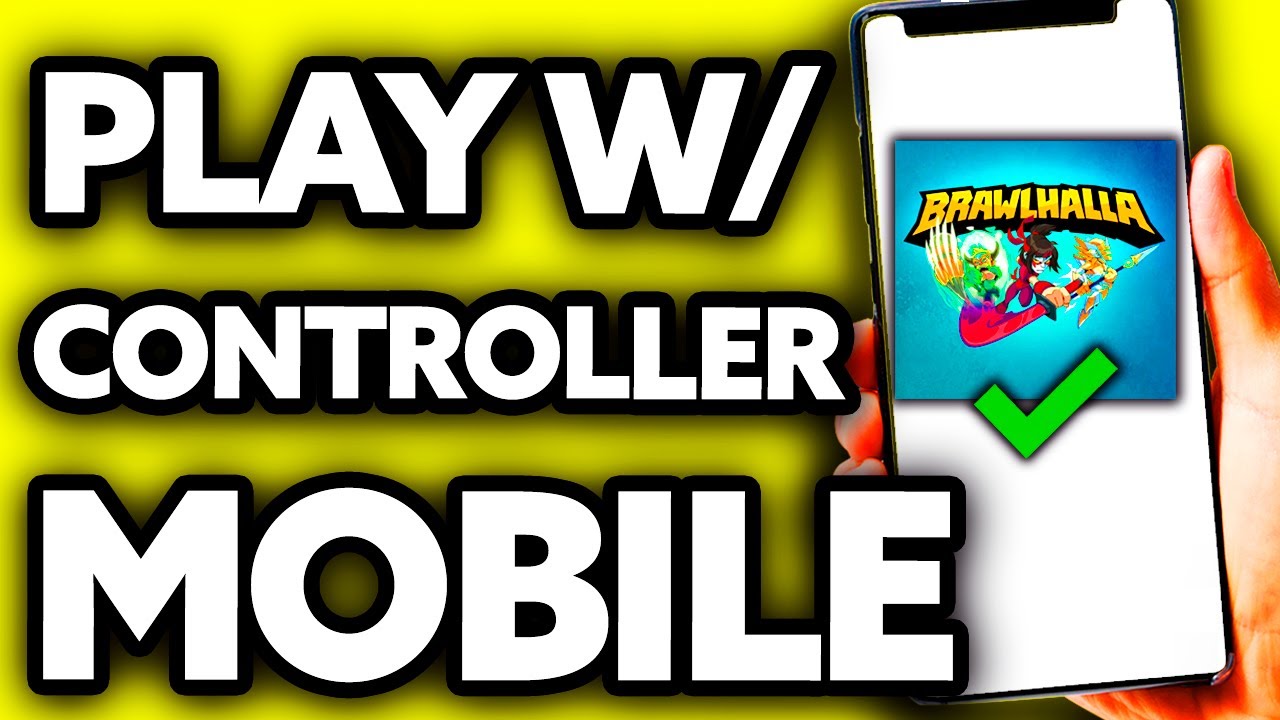 How To Play Brawlhalla with Controller on Mobile (EASY!) - YouTube