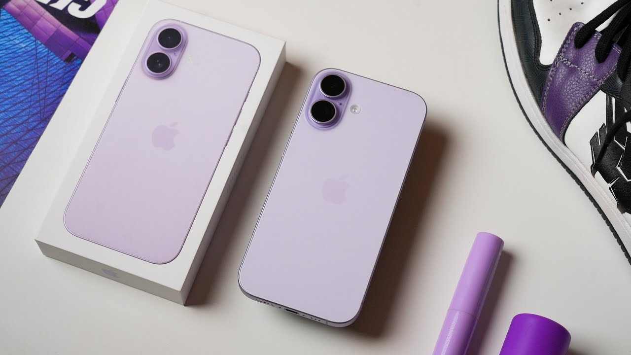 iPhone 17 Unboxing and Hands On - Lavender - YouTube