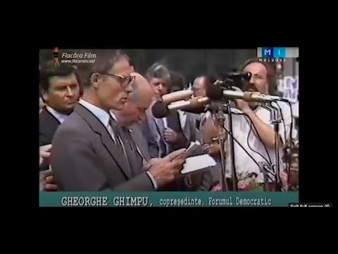 Gheorghe Ghimpu - discurs la Marea Adunare Nationala, 27 august 1991 (Independenta RM)