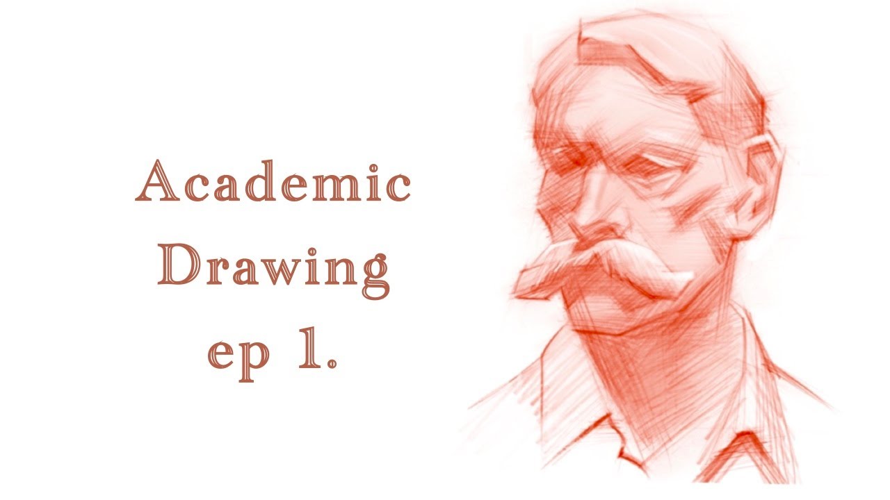 How to Draw a Head in Procreate | Academic Study | Episode 1 - YouTube