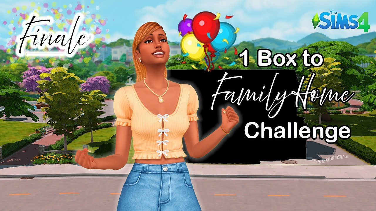 We finally got this house 🏡 built! Sims 4 - 1x1 Box Challenge - Finale🎊 ...