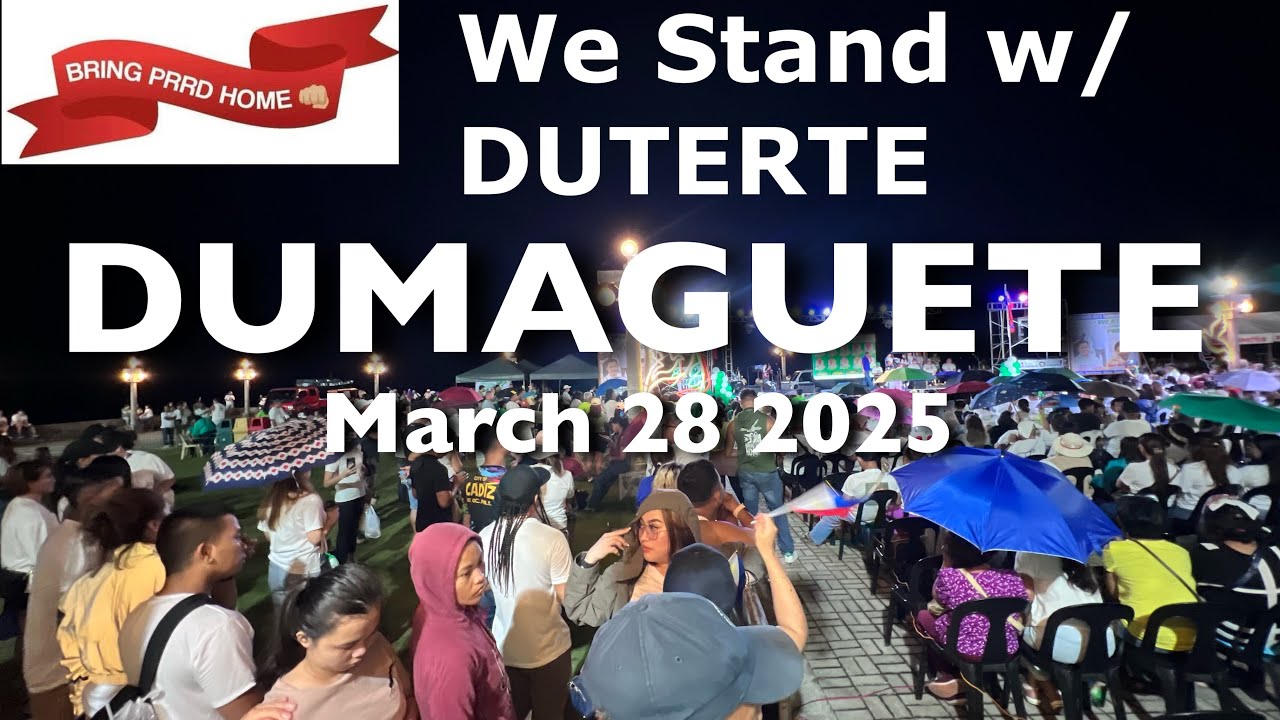 FPRRD Bring Him Home - Dumaguete City - We Stand With PRRD Rally - YouTube
