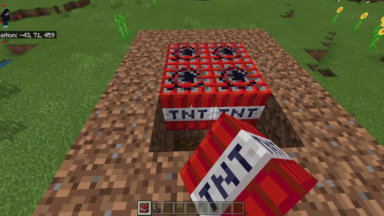 Exploding my noob house in MC - YouTube