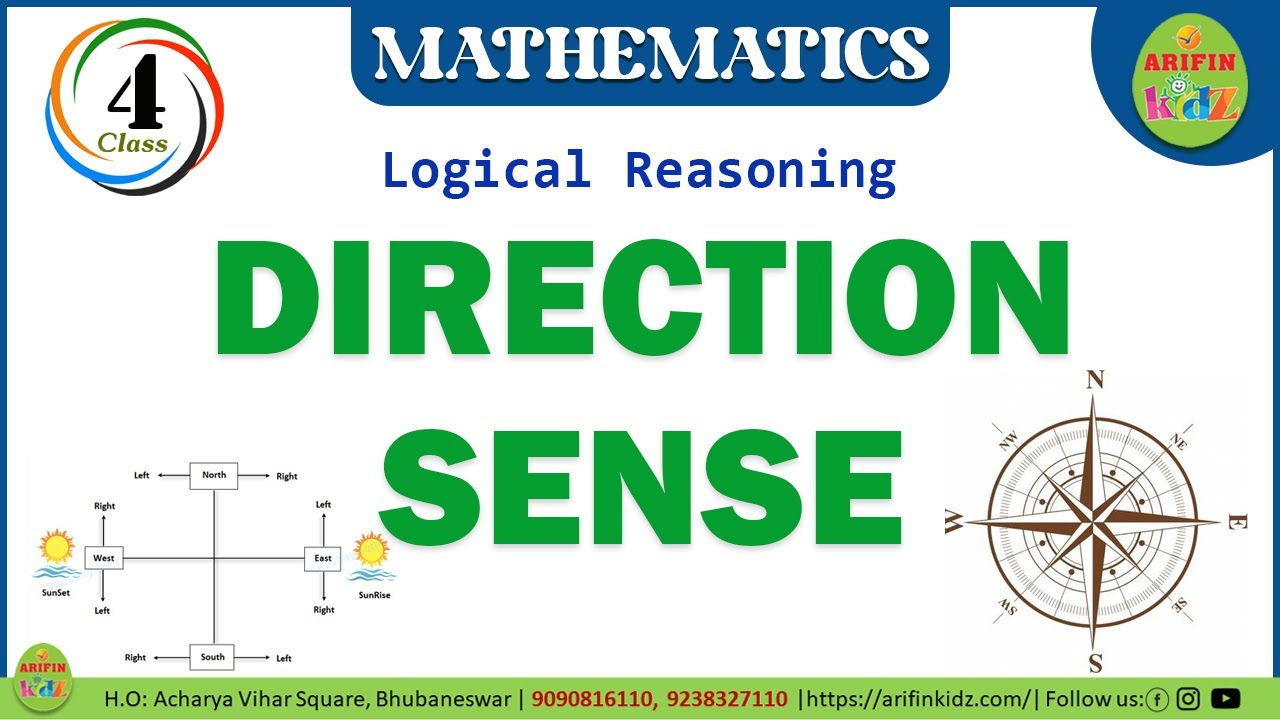 Standard-4 | DIRECTION SENSE | LOGICAL REASONING - YouTube