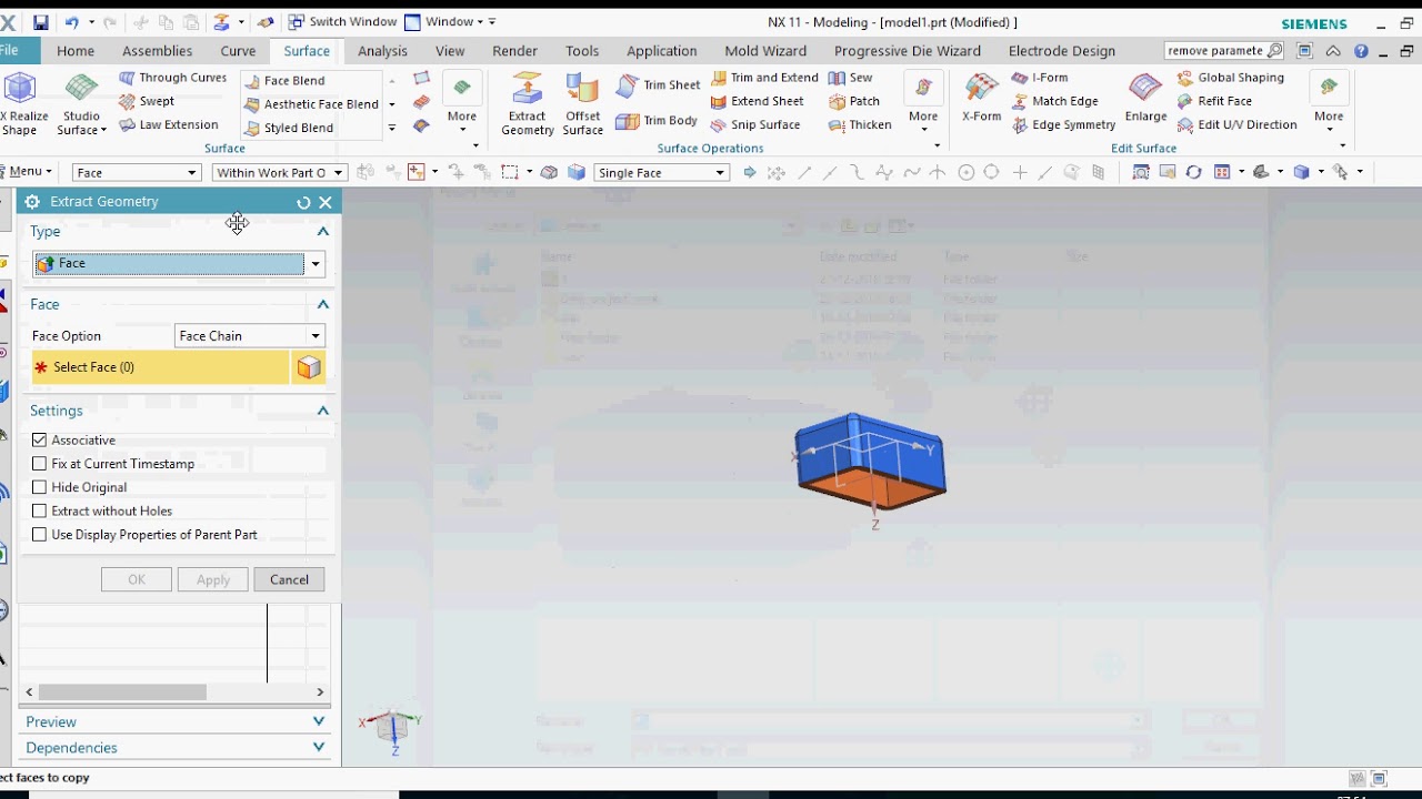 Nx core cavity - YouTube