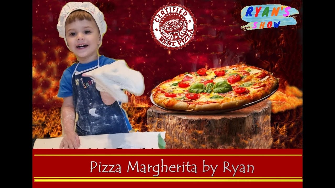 Best Pizza Margherita from Ryan 🍕 Make best homemade pizza for your ...