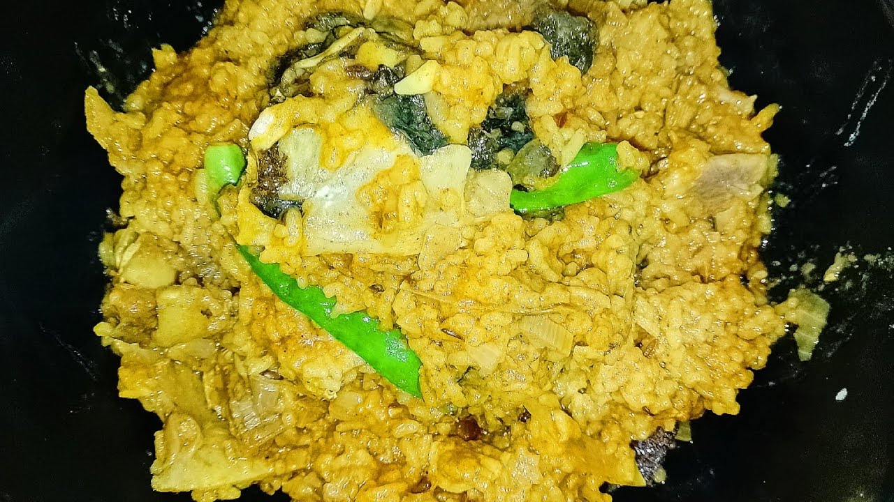 মুড়ি ঘণ্ট এর রেসিপি | Muri Ghanta Recipe in Bengali | Manjushree's ...