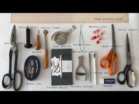 Fashion Design Tools | Pattern Making Tools And Instruments - YouTube