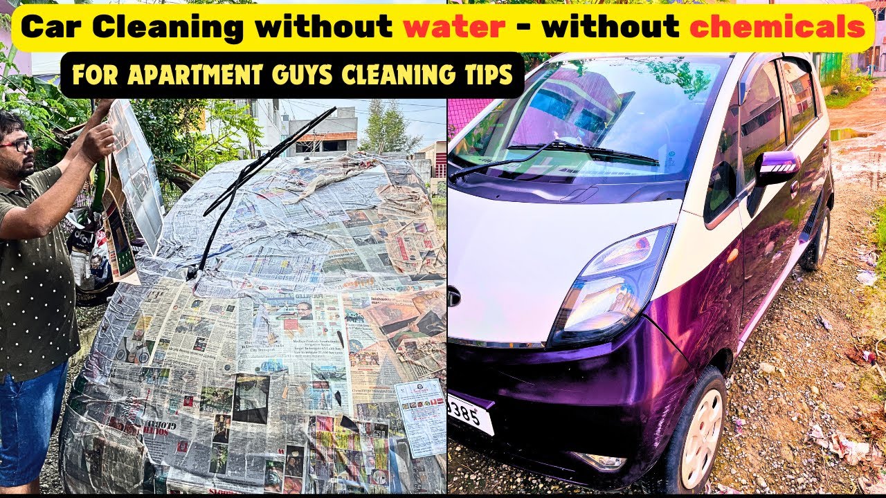Car Cleaning with News Paper in Minute's - Very Useful - YouTube