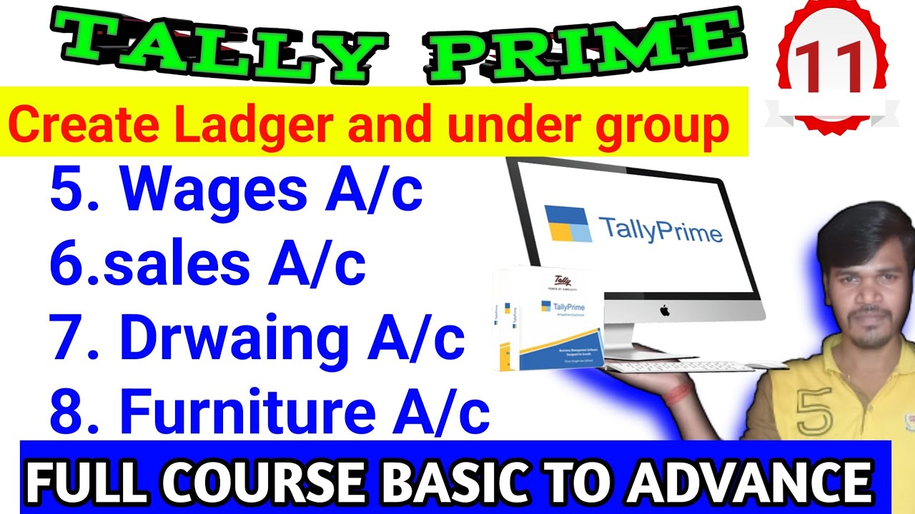 Select Under Group Ladger Create In Tally Prime Tallyprime Tallyerp9 Youtube