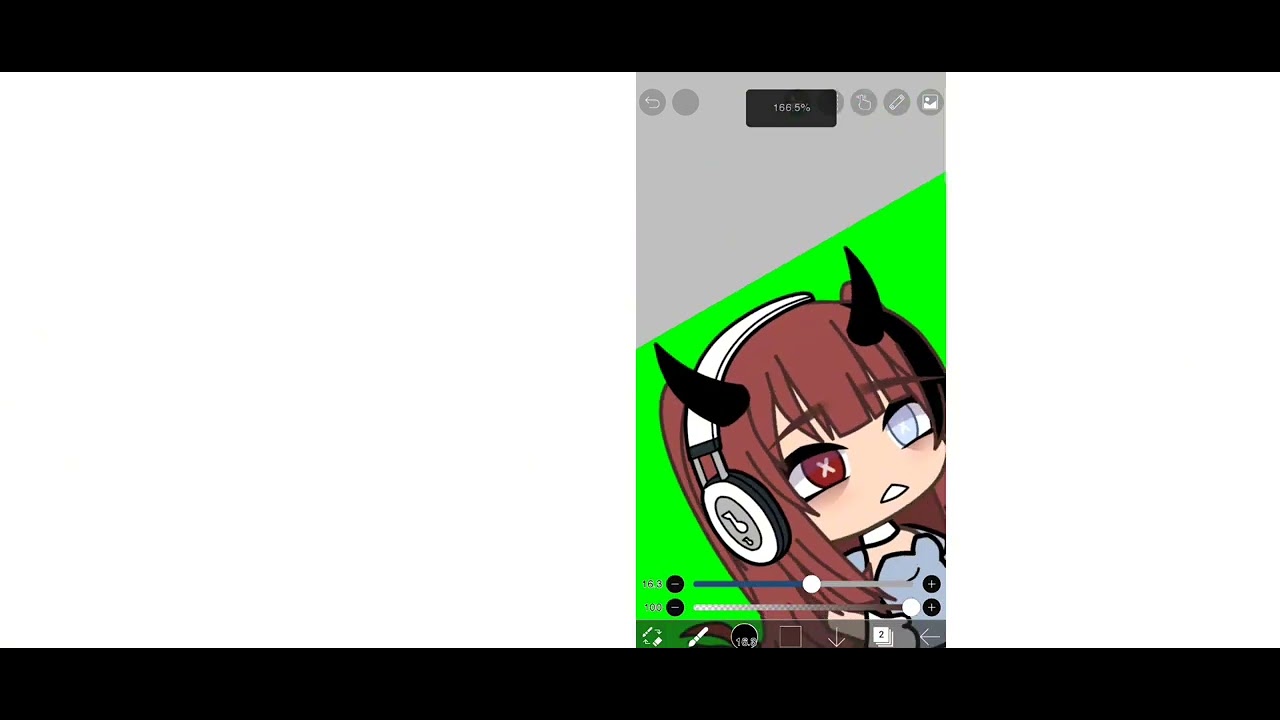 how to edit eyebrows in gacha ibispaint x short tutorial! - YouTube