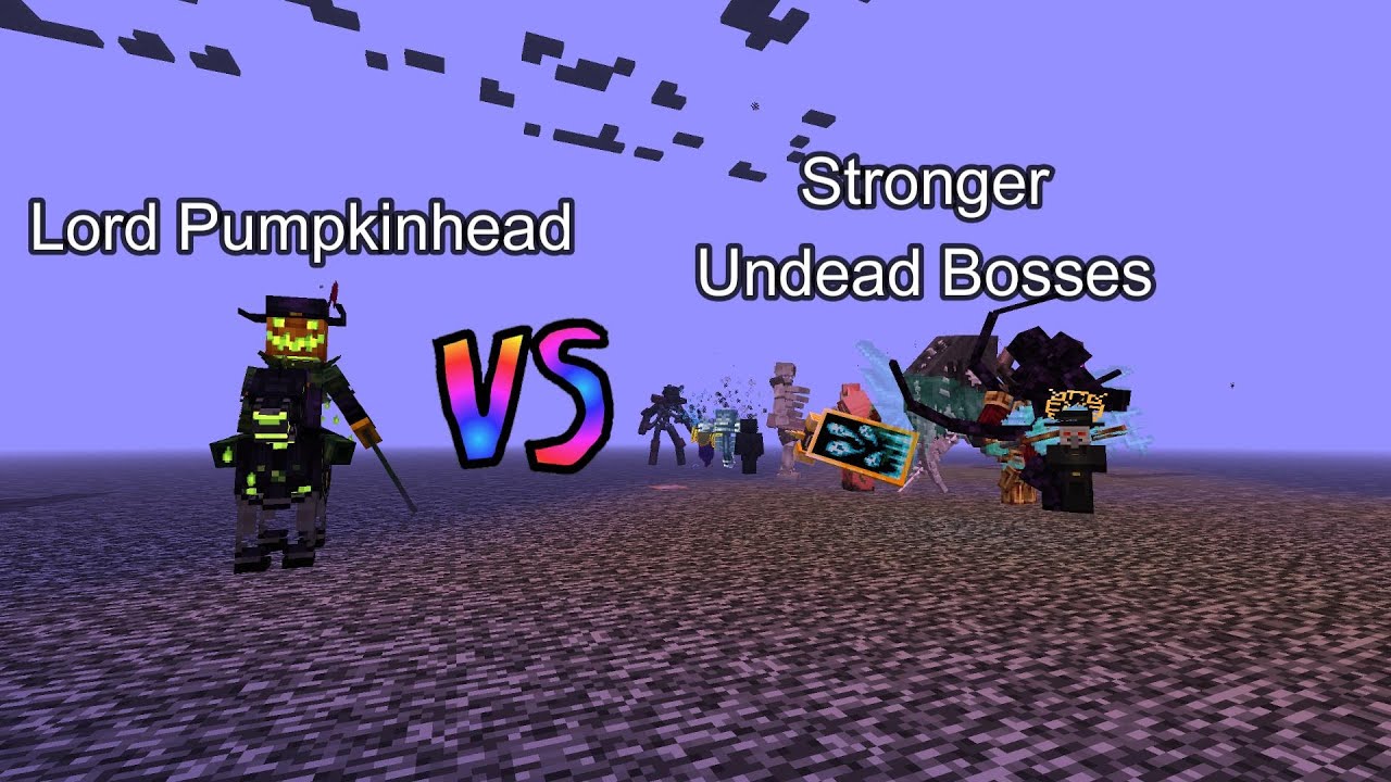 Lord Pumpkinhead vs Stronger Undead Bosses Minecraft Mob Battle - YouTube