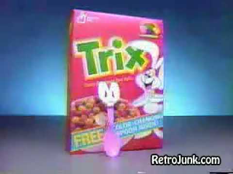 Trix Ad- Color-Changing Spoons (1992) - YouTube
