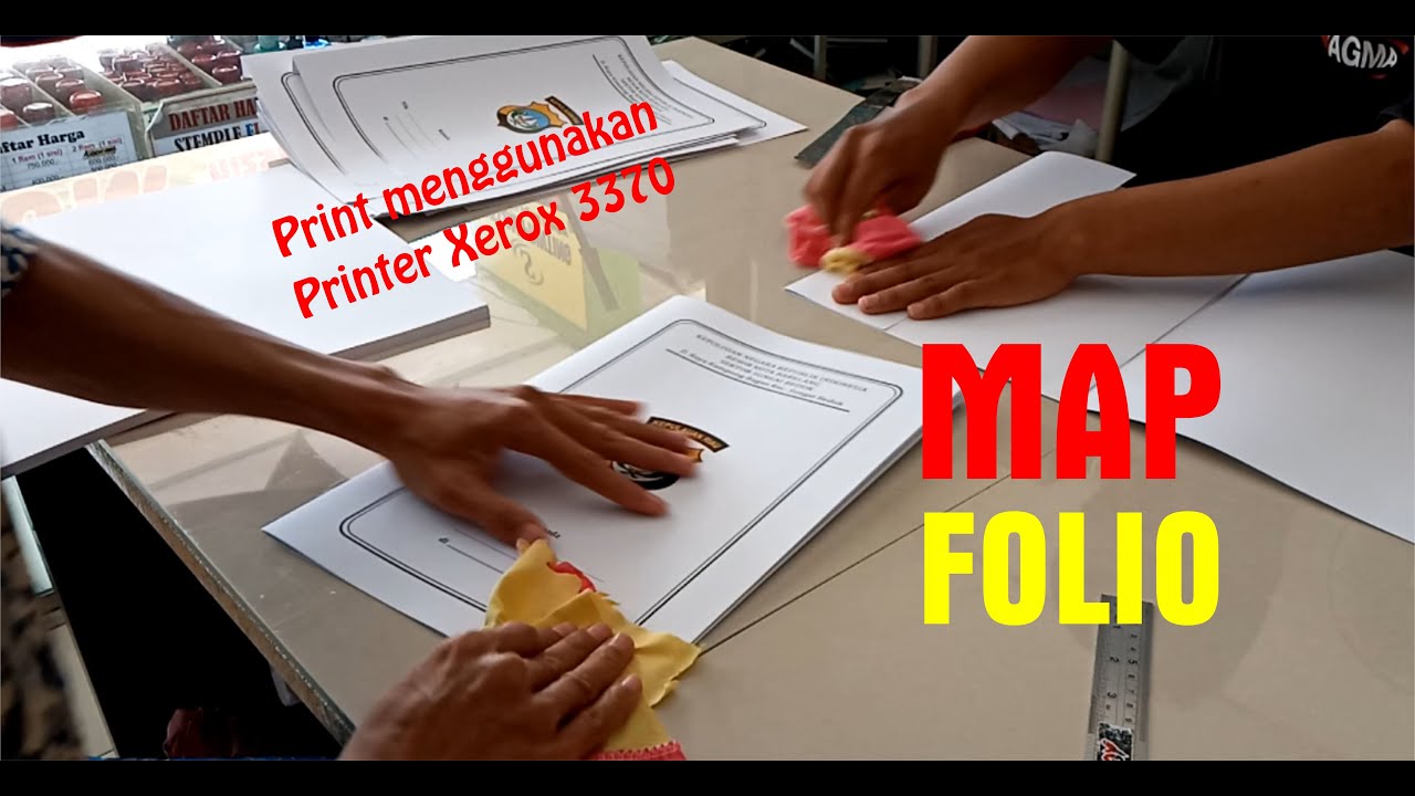 Proses membuat MAP Folio logo warna - YouTube