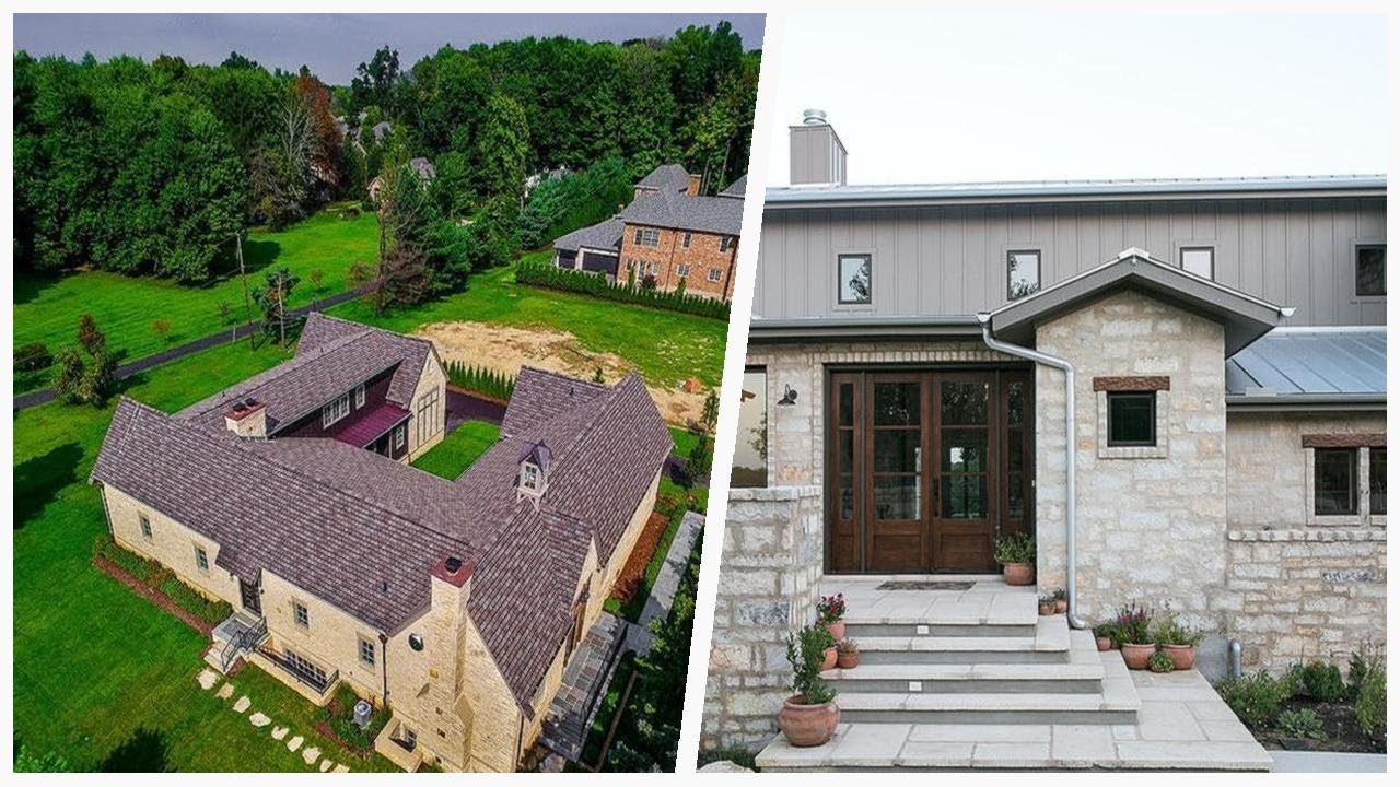 75 Farmhouse Stone Exterior Home Design Ideas You'll Love 😊 - YouTube