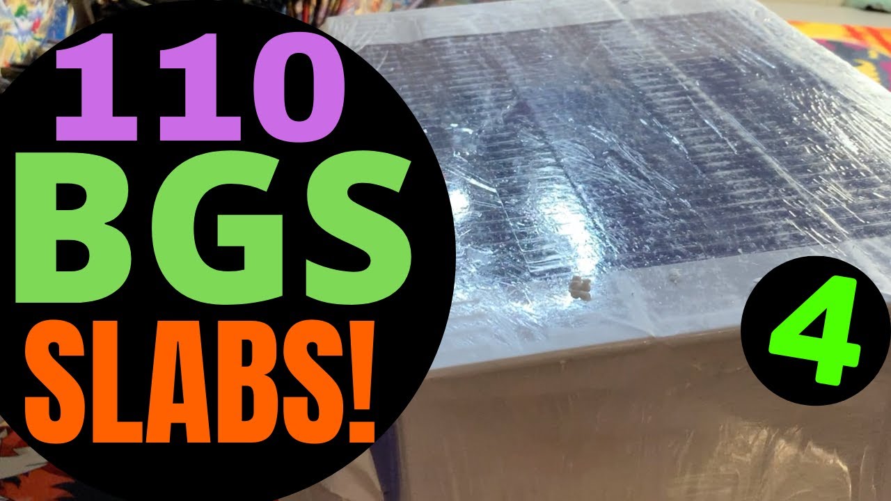 VID 4 OF 1,000+ BECKETT SLABS RETURN OPENING! 110 BGS GRADED POKEMON ...