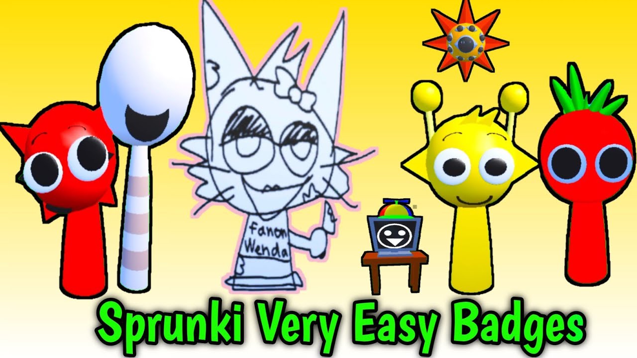 FIND THE ALL NEW SPRUNKI BADGE MORPHS #roblox #sprunki - YouTube