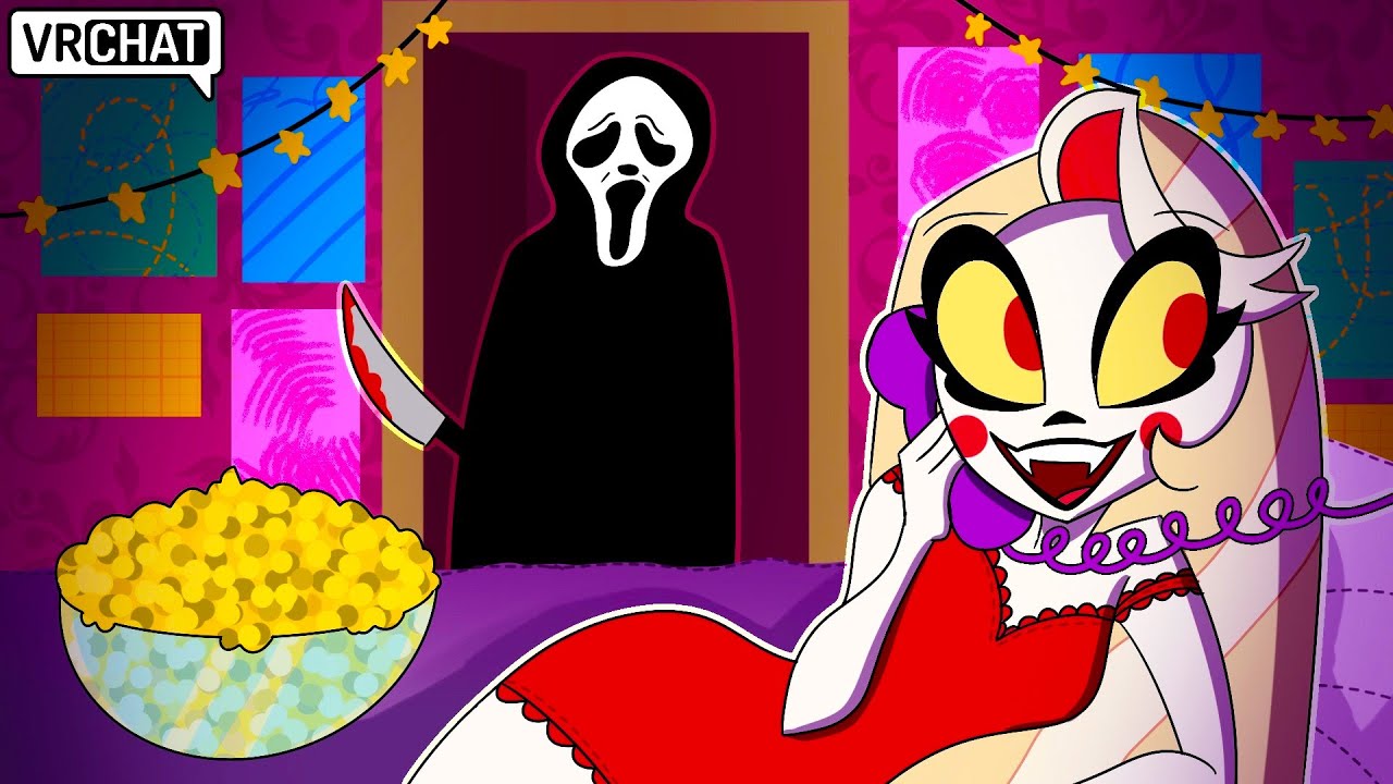 Ghost Face SLASHES the Hazbin Hotel in VRChat - YouTube