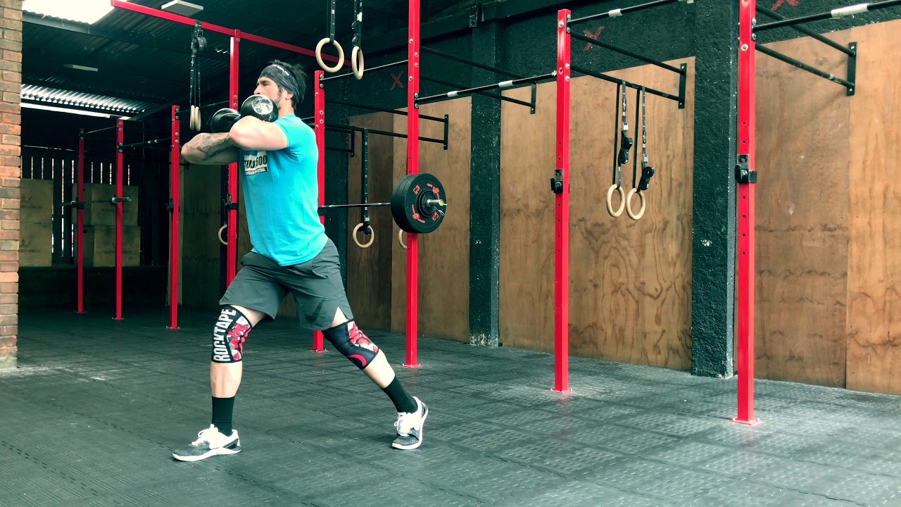 Kettlebell Front Rack Split Squat - YouTube
