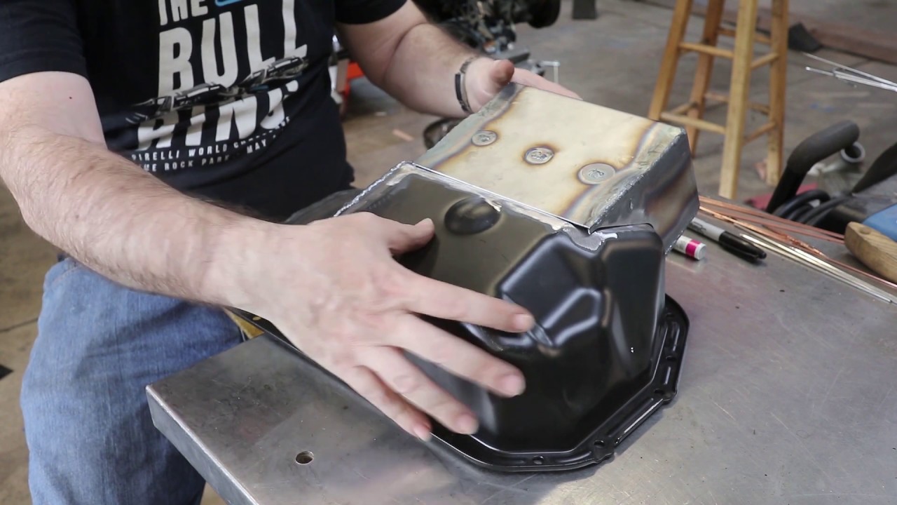 VW/Audi 1.8T Conversion for Porsche 944 - Modify Oil Pan - YouTube