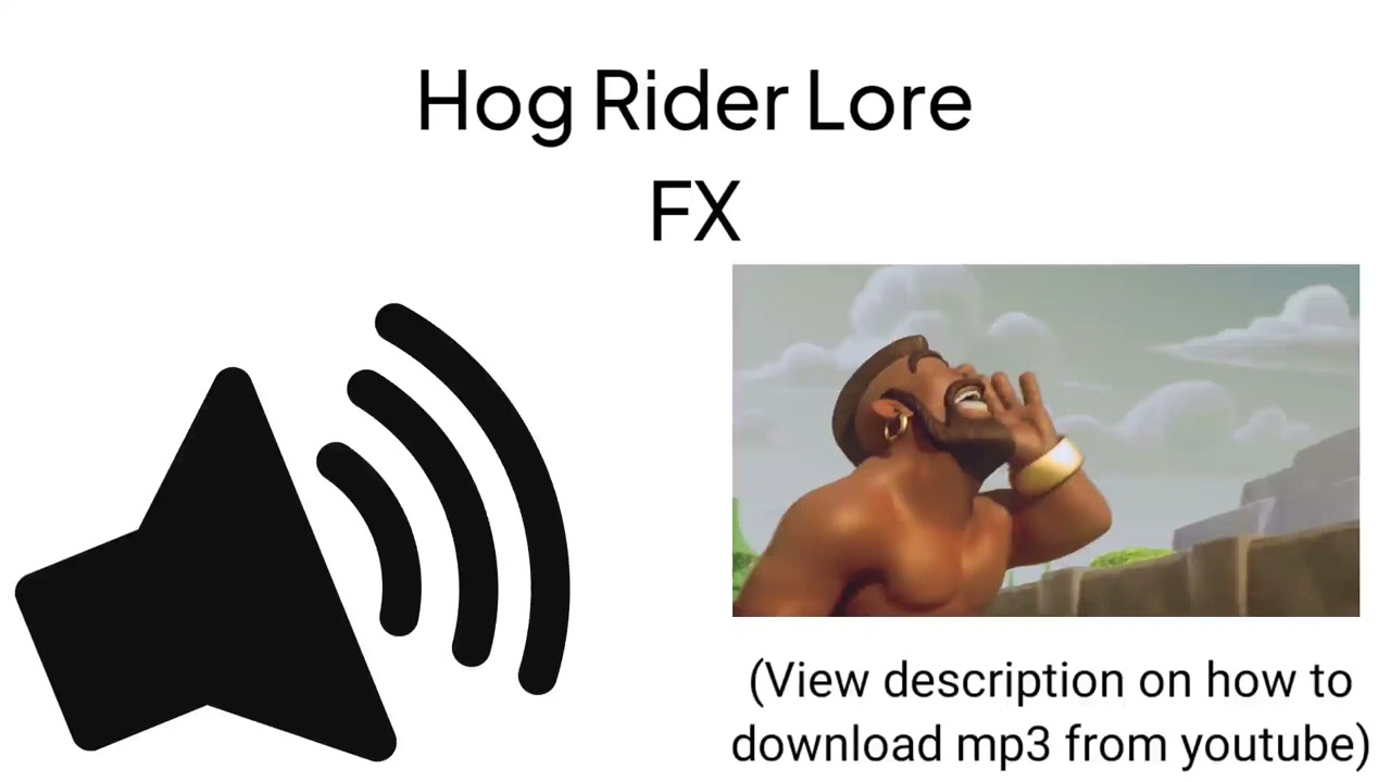 HD - Hog Rider Lore Sound Effect - YouTube