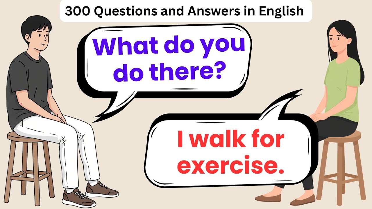 300 Questions and Answers in English | Common English Speaking Practice ...