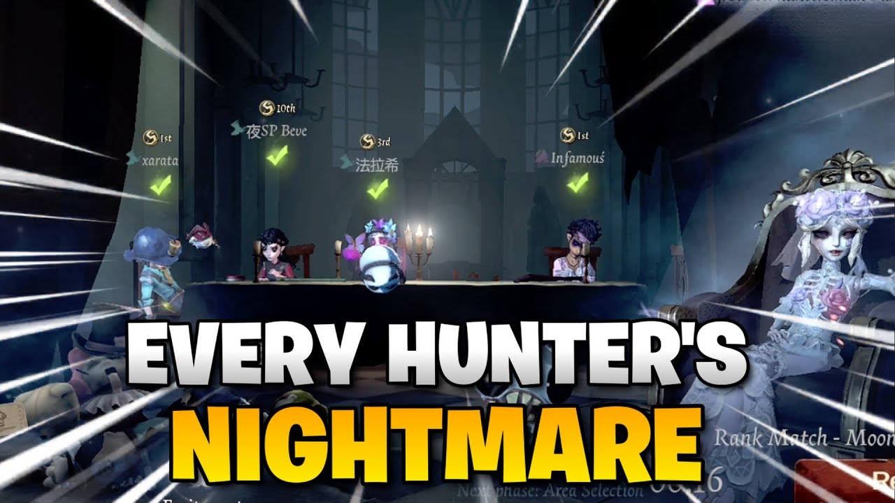 EVERY HUNTER'S NIGHTMARE【Identity V】 - YouTube
