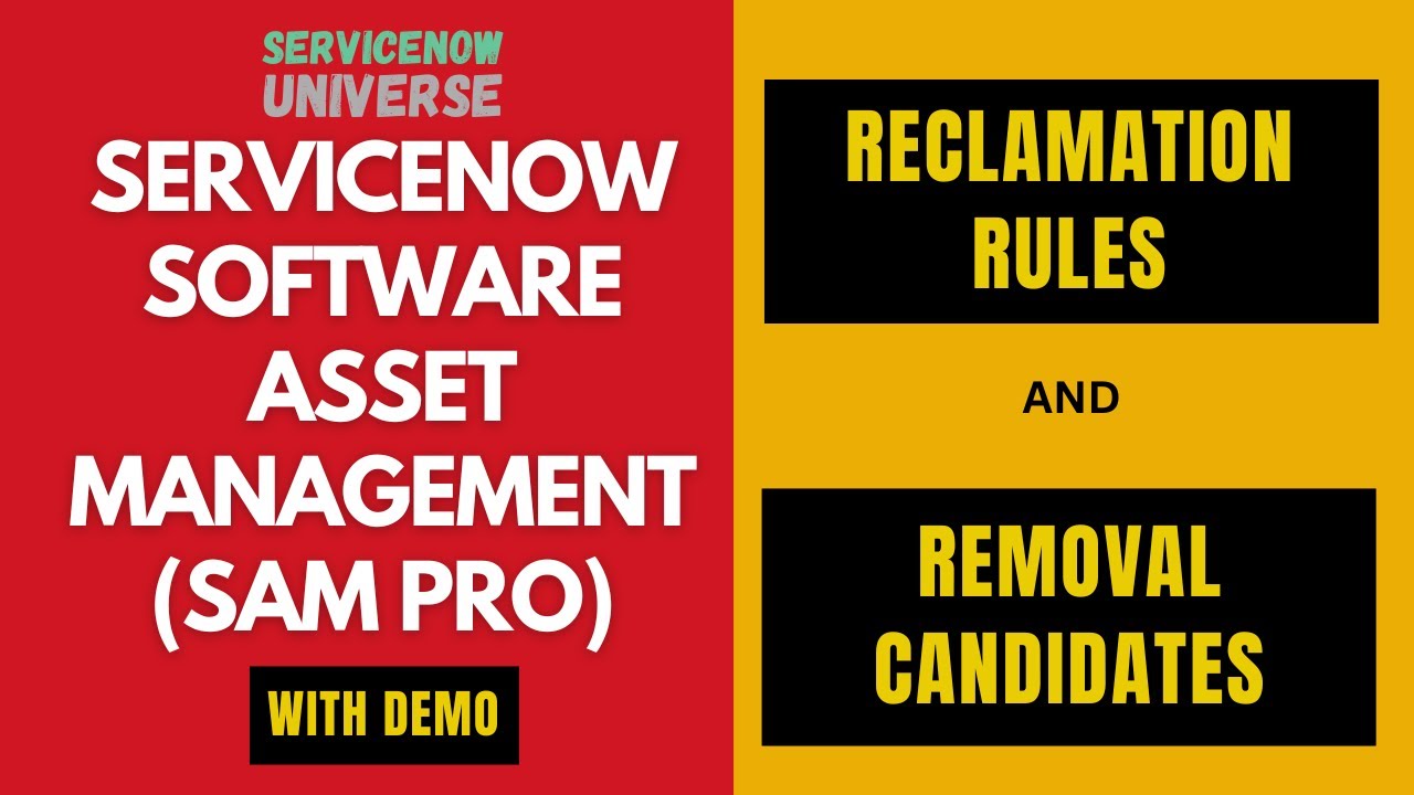 5. SAM Pro Reclamation rules | Removal Candidates | Software Asset ...