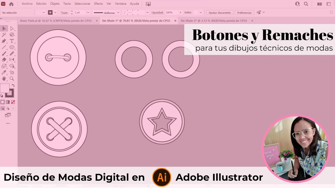 Diseño de Modas Digital - Creando Botones y Remaches para tus dibujos ...