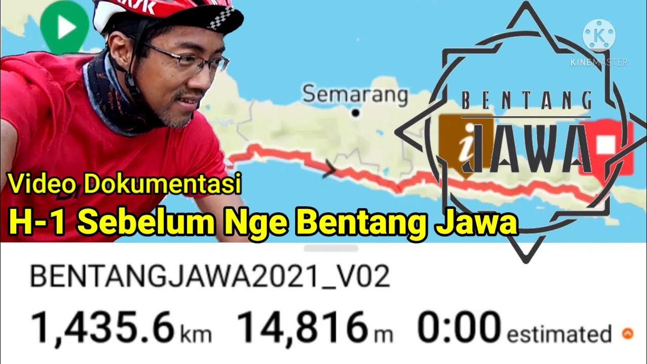 Bentang Jawa 1500km H-1 - video dokumentasi persiapan sd start dr Carita - YouTube