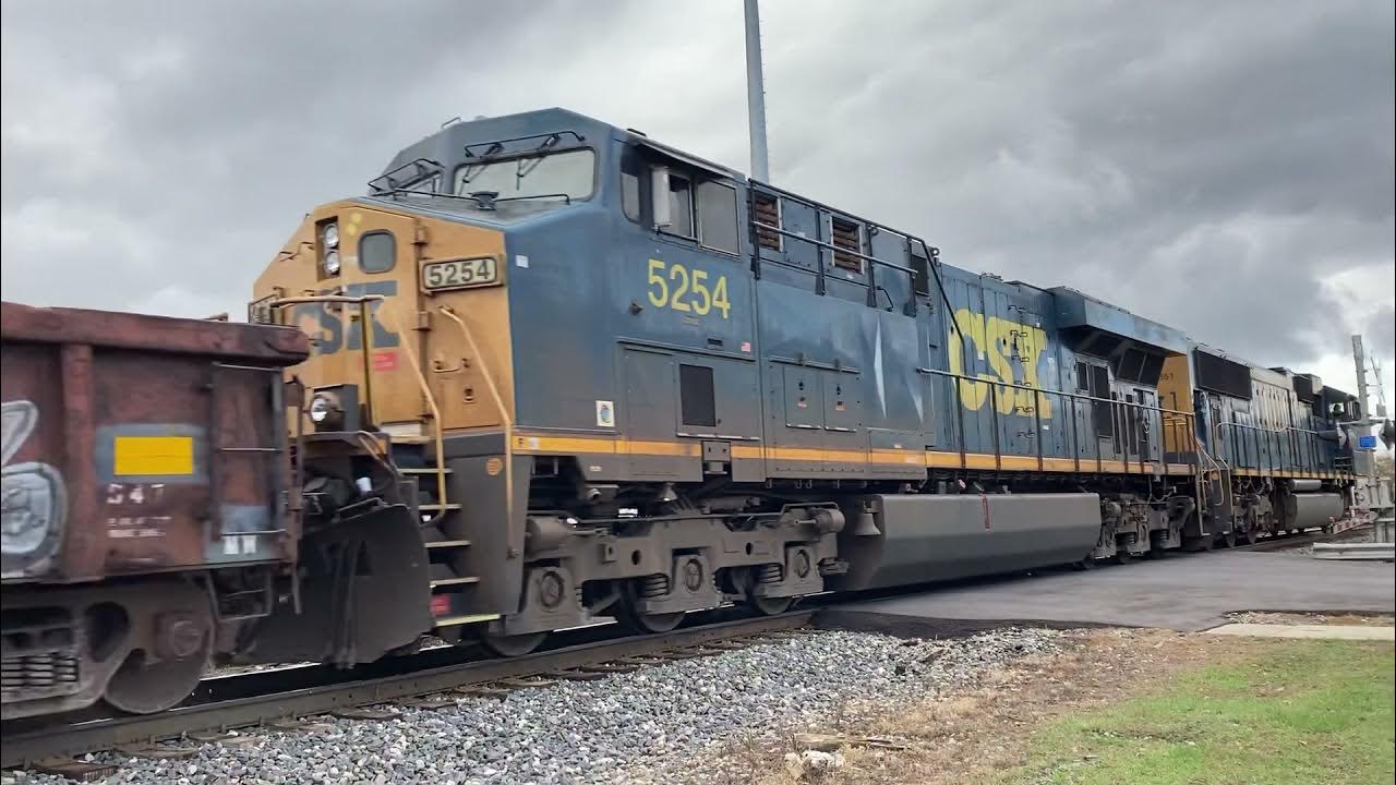CSX Q327 Manifest train - YouTube