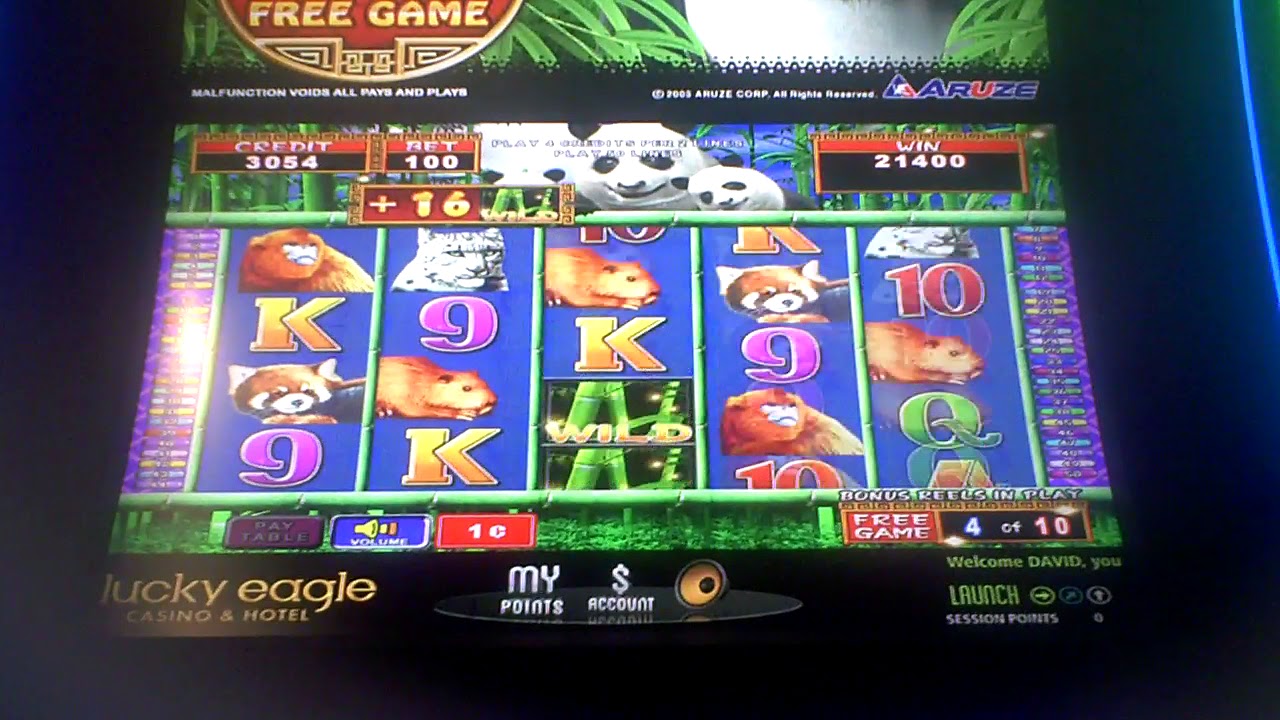 Giant Panda Slot Machine HUGE WIN Bonus - YouTube