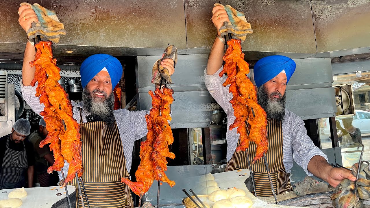 अमृतसर का फेमस तन्दूरी चिकन NONVEG KING IN AMRITSAR | TANDOORI CHICKEN ...