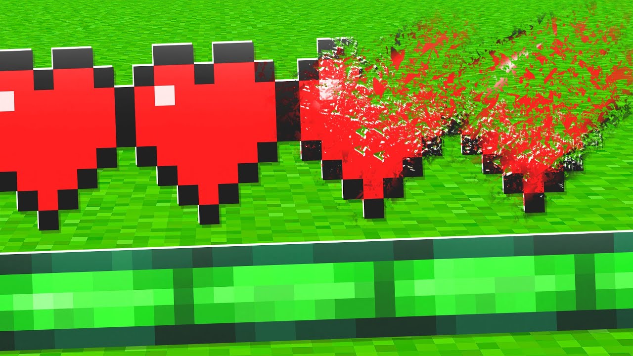 Mes COEURS DISPARAISSENT dans MINECRAFT ! - YouTube