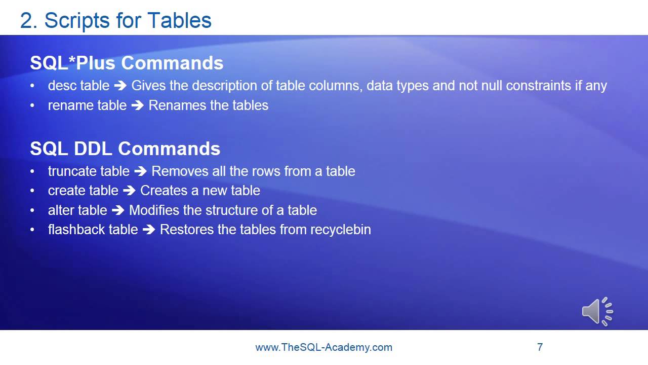 Oracle Sql Scripting Youtube 9065