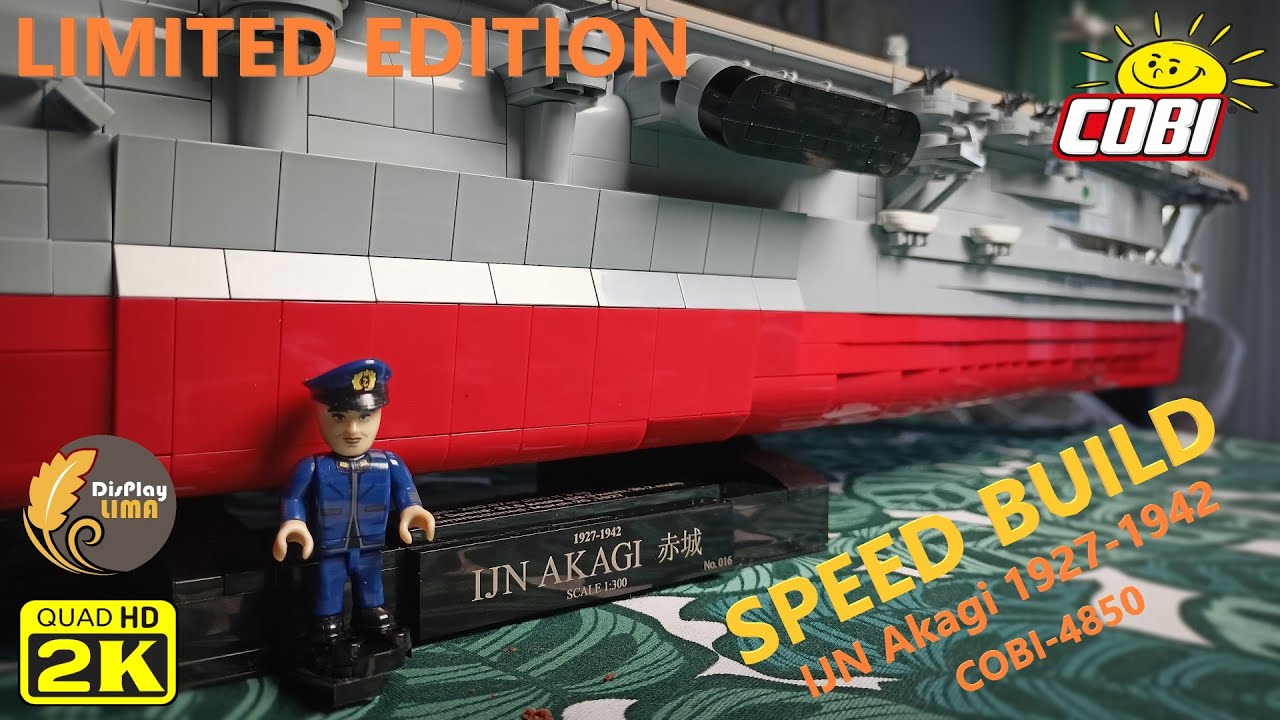 LIMITED EDITION - IJN Akagi 1927-1942 🛥️🛥️ COBI 4850 (Speed Build ...
