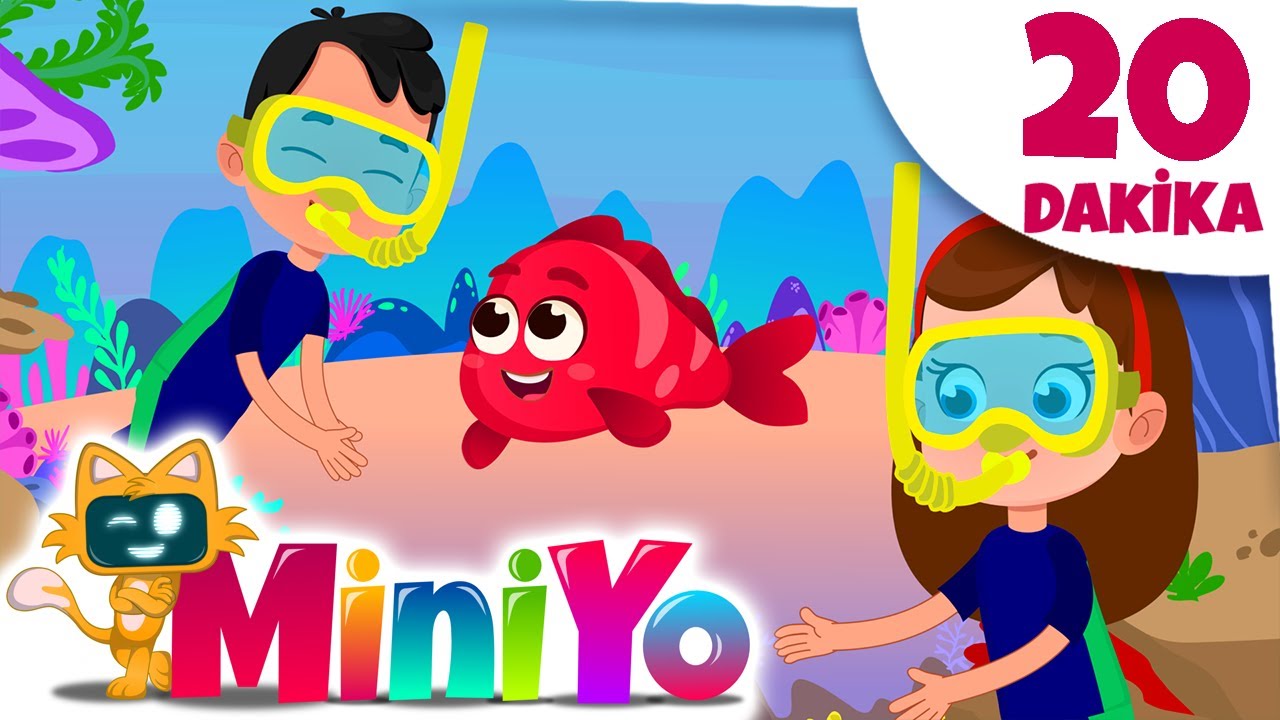 Yeni Kırmızı Balık Şarkısı + Miniyo En Eğlenceli Çocuk Şarkıları | 20 ...