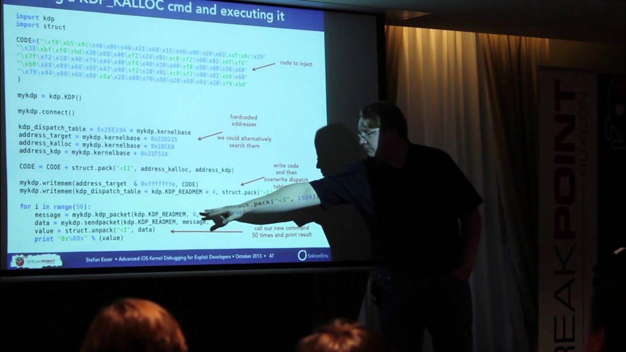Advanced iOS kernel debugging for exploit developers - YouTube