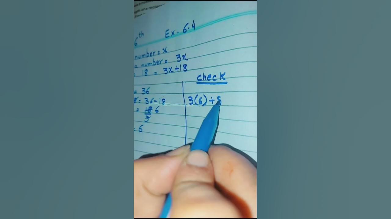 class 6th exercise 6•4 Q1 and 2 - YouTube