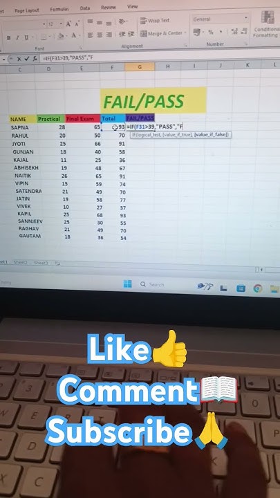 Calculate Pass or Fail#viralvideo - YouTube