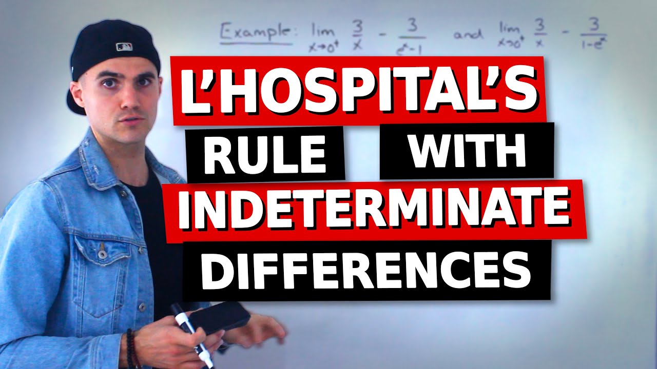 CALC 1000 (Western University) - L'Hospital's Rule Indeterminate Differences Example 1 - YouTube