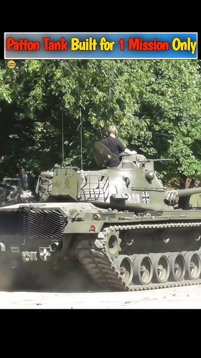 The U.S. Army Tank Built for 1 Mission Only | M48 Patton | Shorts | Viral | War | Technology ...