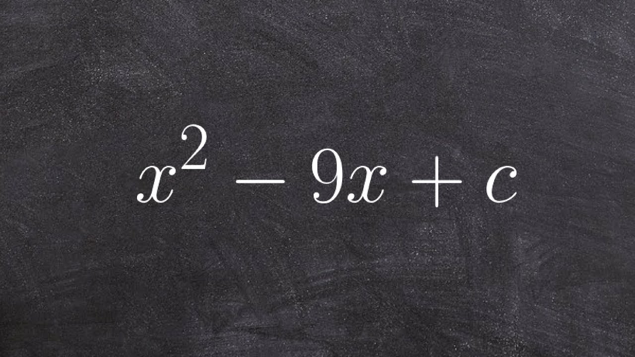 Learn how to find the value that makes a perfect square with fractions ...