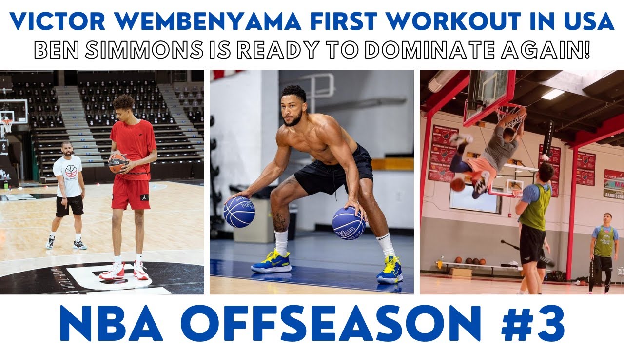 Victor Wembanyama FIRST WORKOUT IN USA! Ben Simmons LOOKS READY TO ...