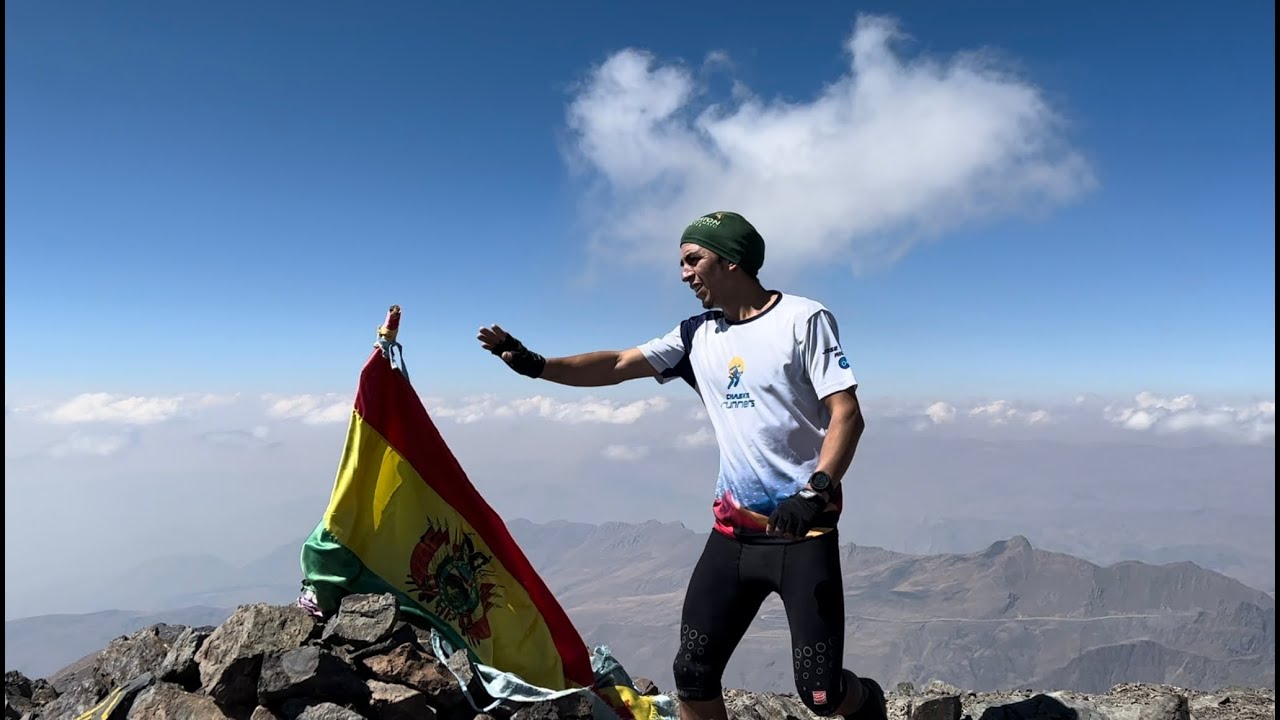 Record Pico Tunari 1er FKT en Bolivia a 5.030msnm - YouTube