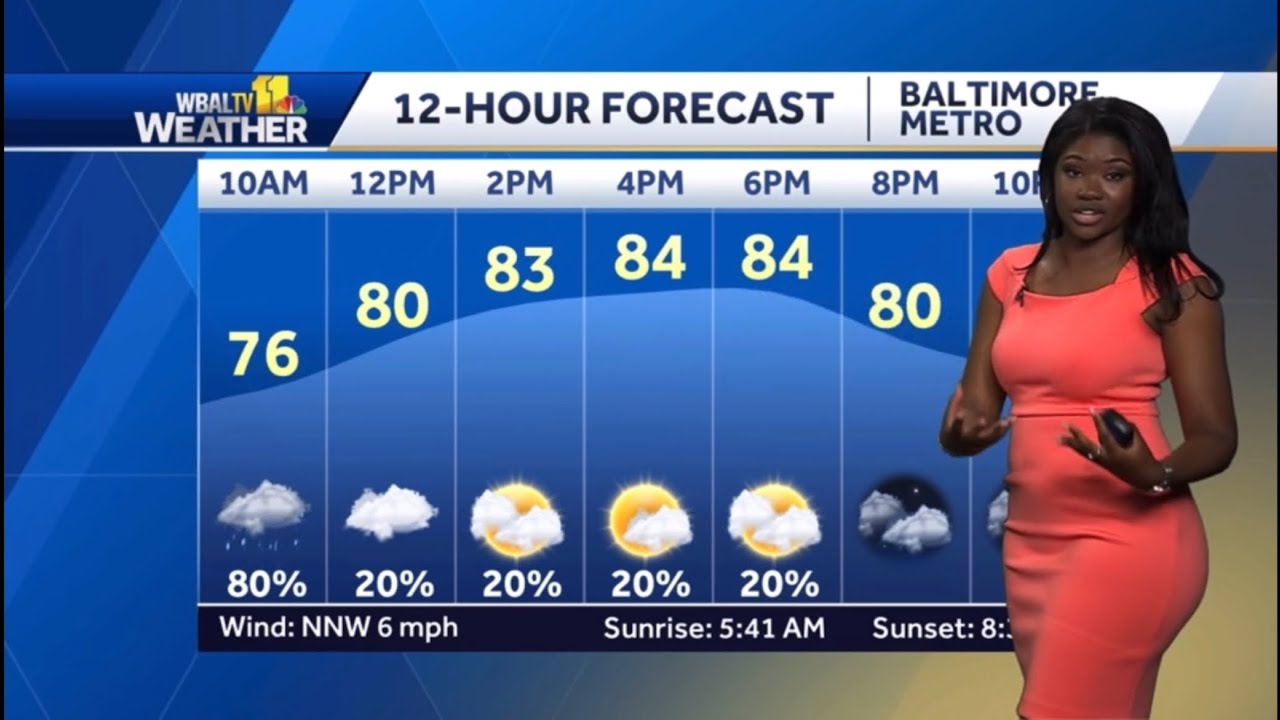 Dalencia Jenkins - WBAL-TV 11 Weather Montage - 7 June 2025 - YouTube