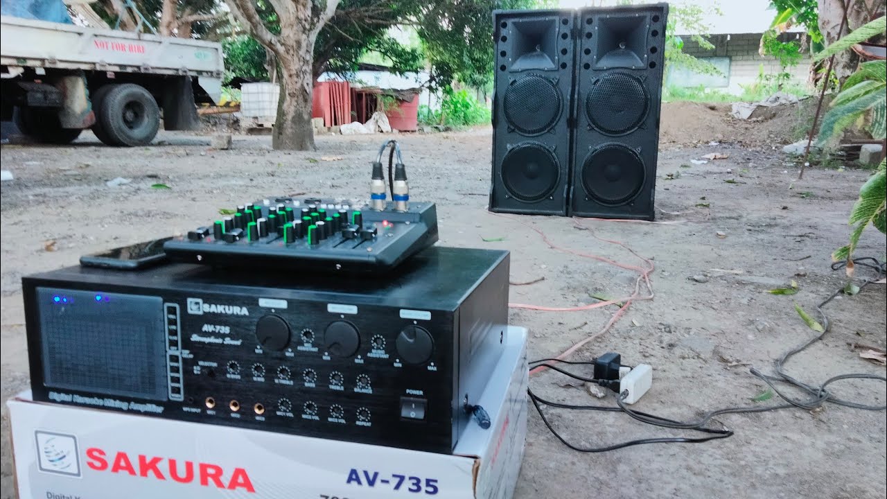 Sakura av 735 unboxing and review plus soundcheck - YouTube