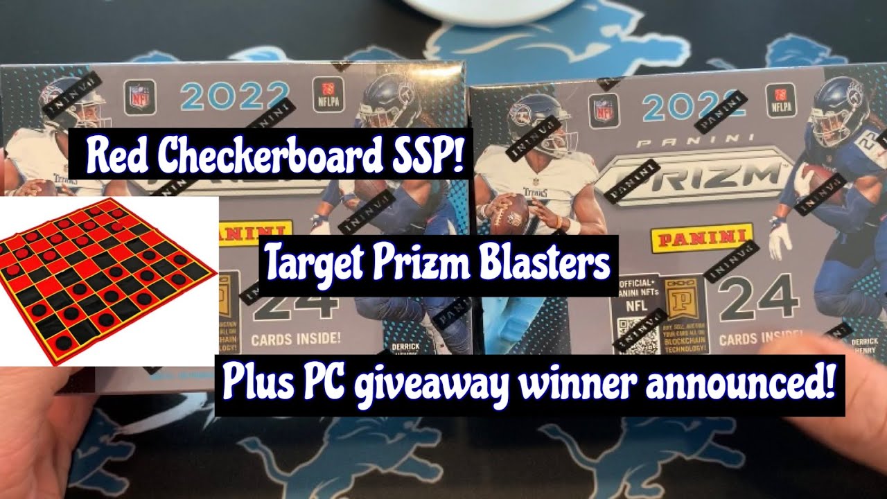 2022 Target Prizm Blasters: Red Checkerboard SSP hit! Plus giveaway ...